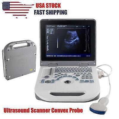 Portable Laptop Ultrasound Machine 12 Convex Probe Digital System ...