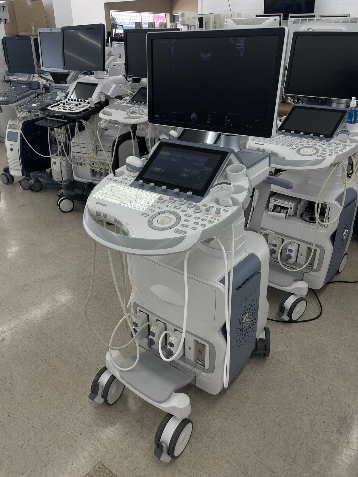 GE Voluson E8 BT19 4D Ultrasound Machine W/ 3 Probes | Ultrasound ...