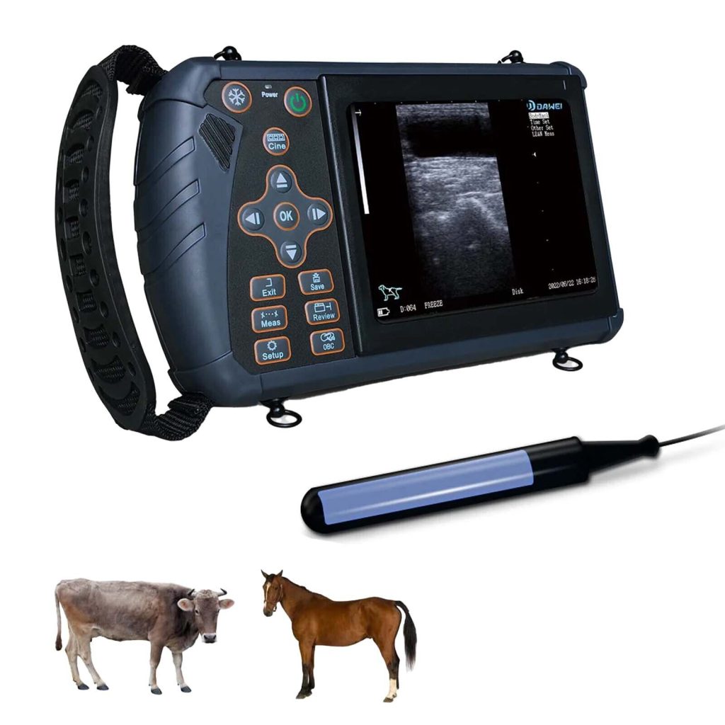 Portable Vet Ultrasound Machine Handheld Scanner Rectal Probe ...