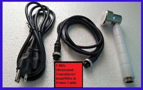 Prof. 1 MHz Ultrasound Therapy Machine Transducer/Head 3 Pin /Wire ...