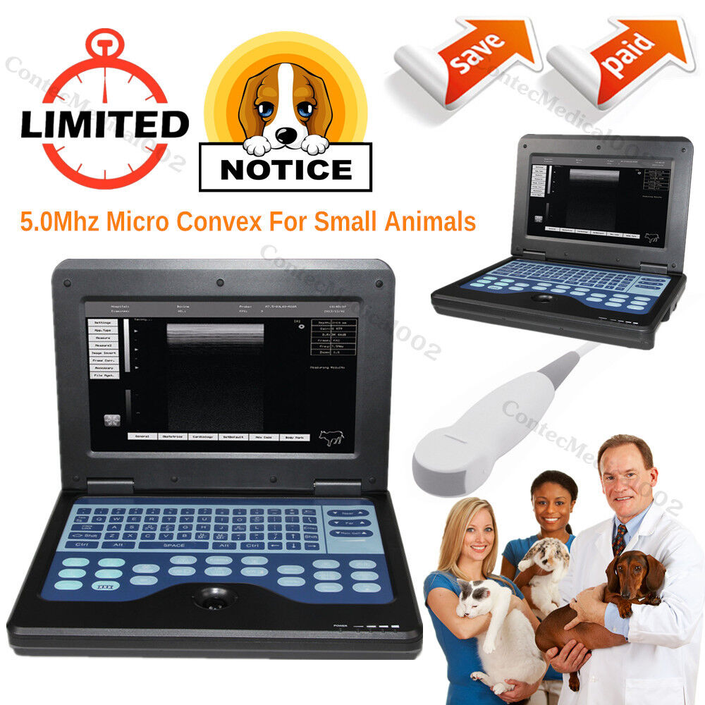 Veterinary Ultrasound Scanner Small Animals Laptop Machine & Micro ...