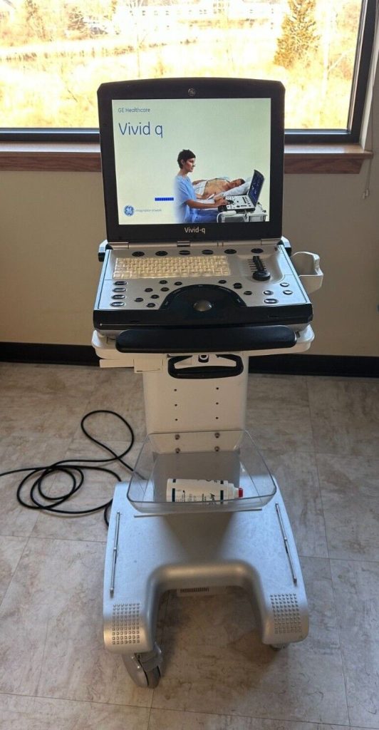 GE Vivid Q Portable Ultrasound Machine With 4 Transducers And Safe Lock ...