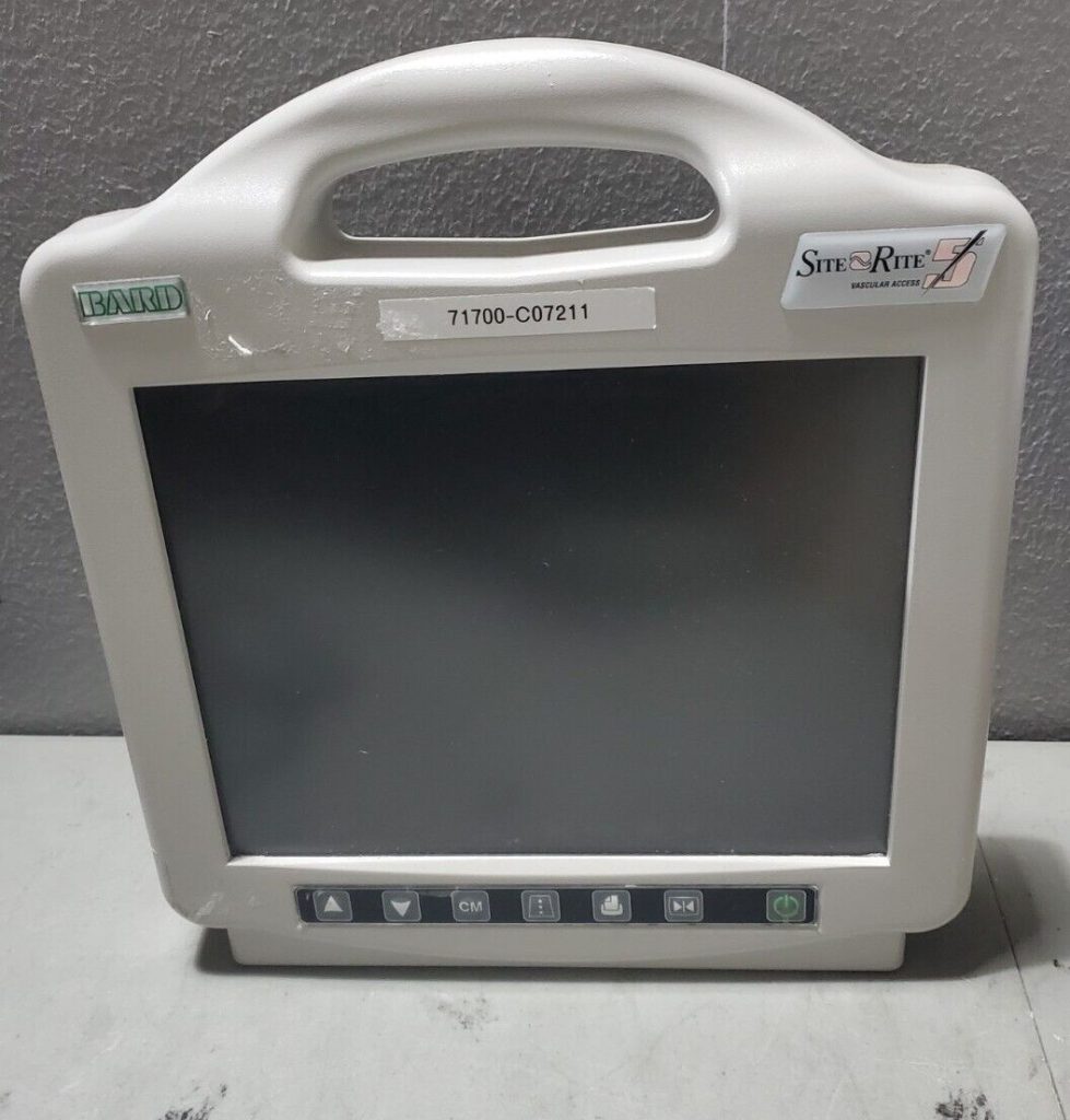 BARD SITE RITE 5 PORTABLE VASCULAR ACCESS ULTRASOUND MACHINE Untested ...
