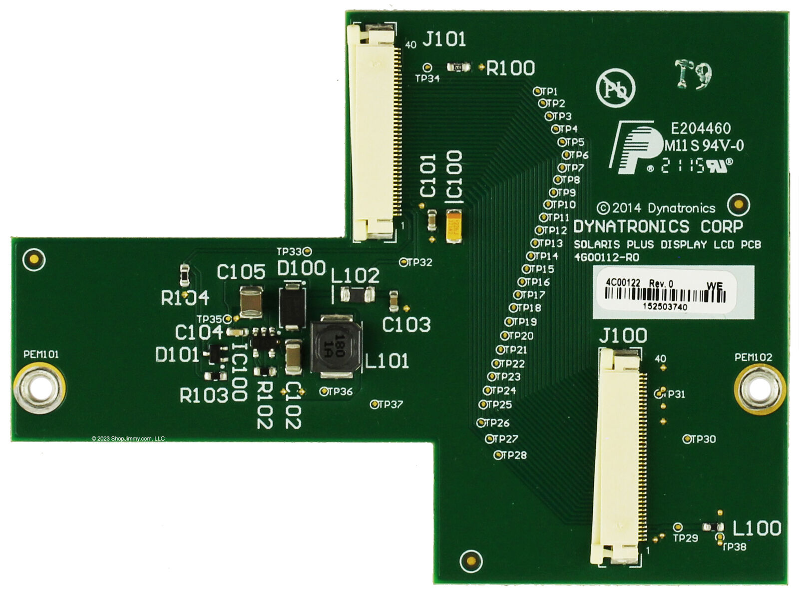 Dynatronics Circuit Board 4C00122 For Ultrasound Machine | Ultrasound ...